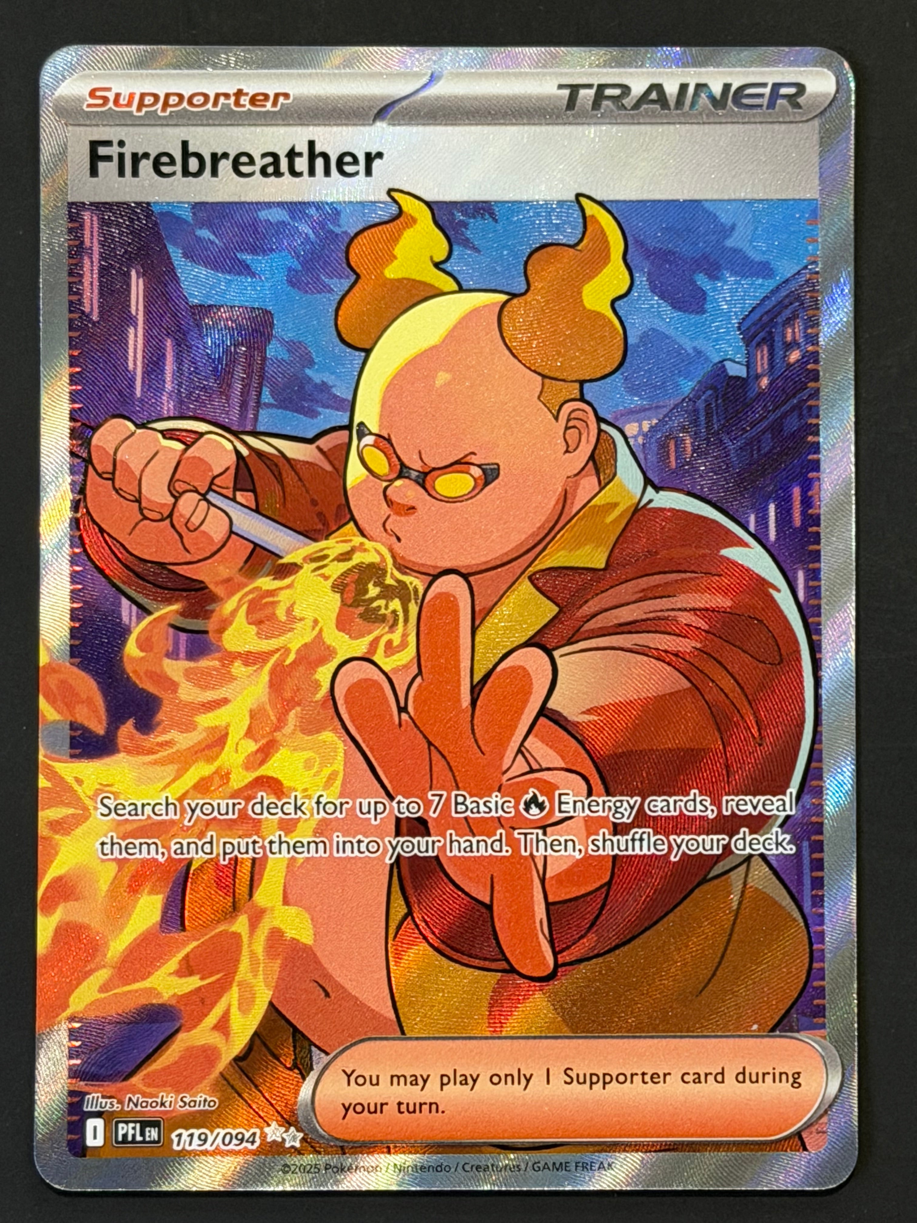 119/094 Firebreather - Pokémon Phantasmal Flames Ultra Rare – Jarvvos