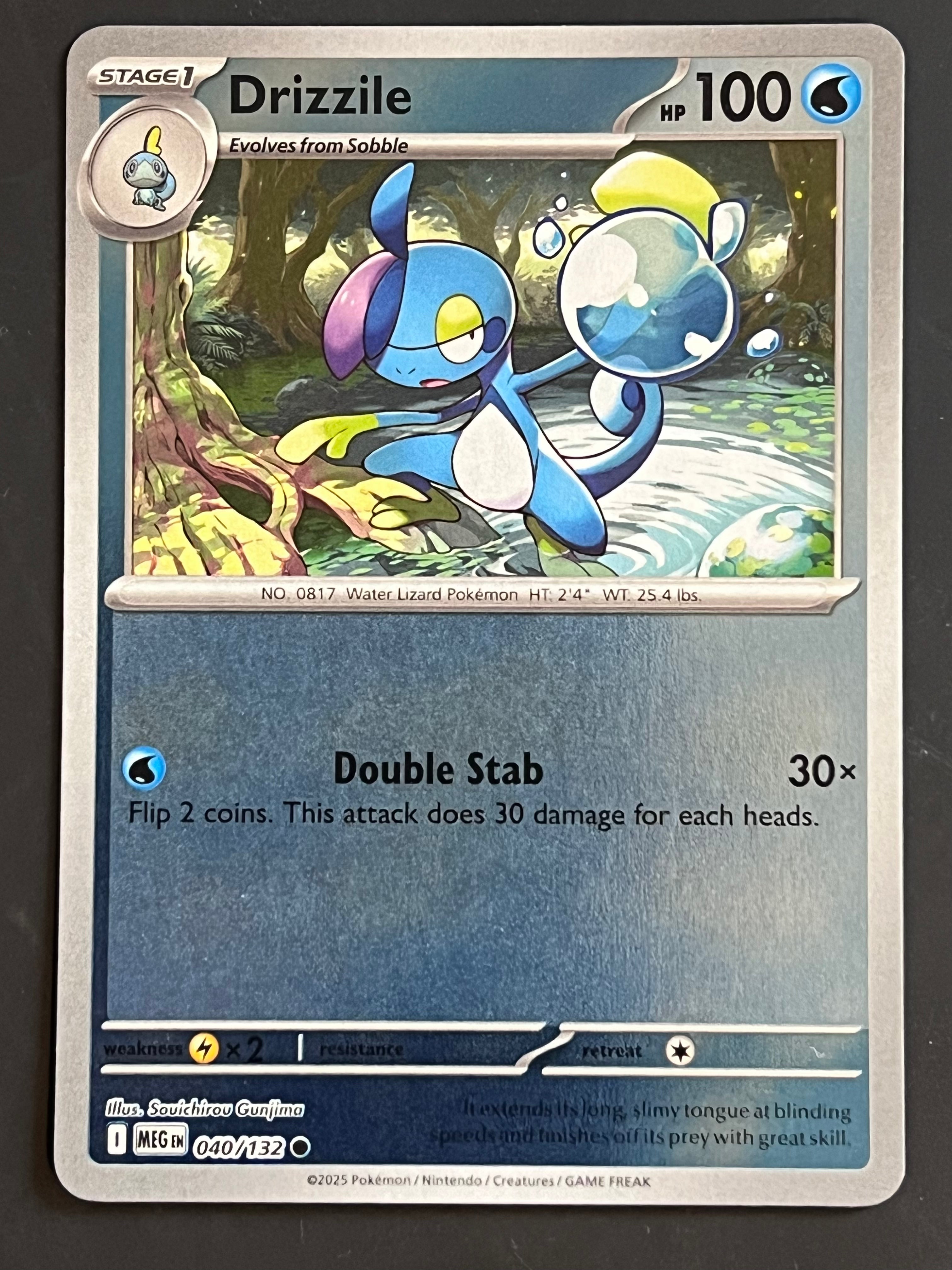 040/132 Drizzile - Pokémon Mega Evolution Base Common Reverse – Jarvvos