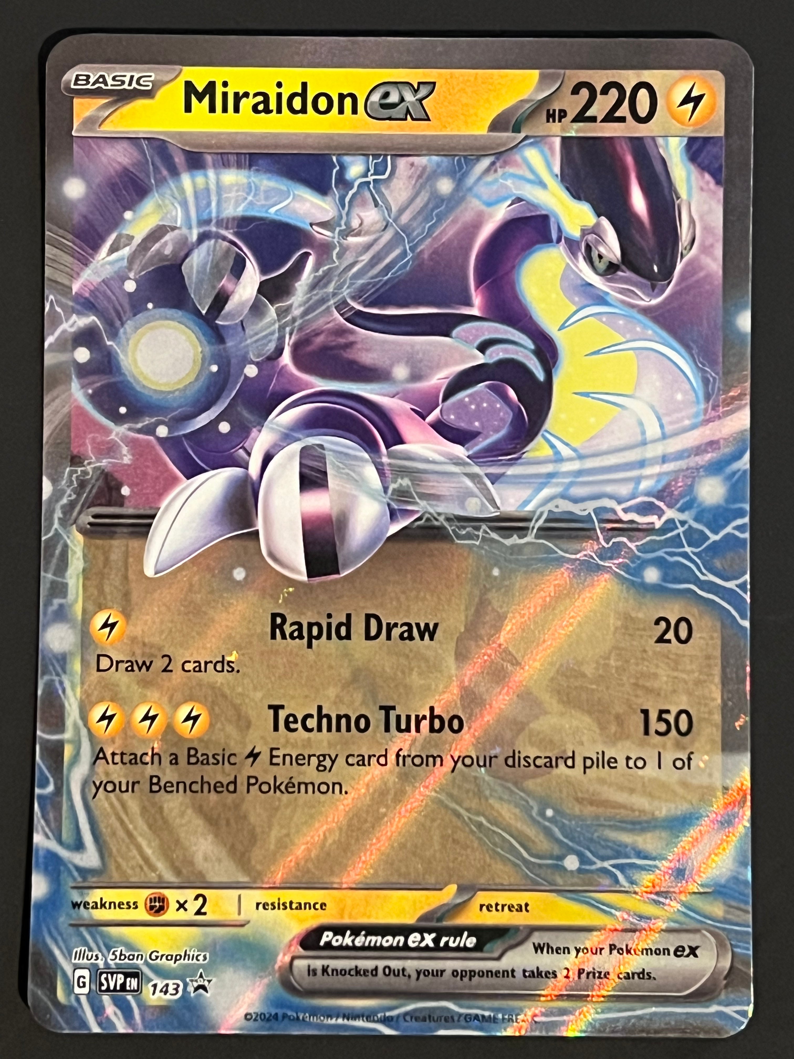 SVP143 Miraidon Ex - Black Star Promo – Jarvvos