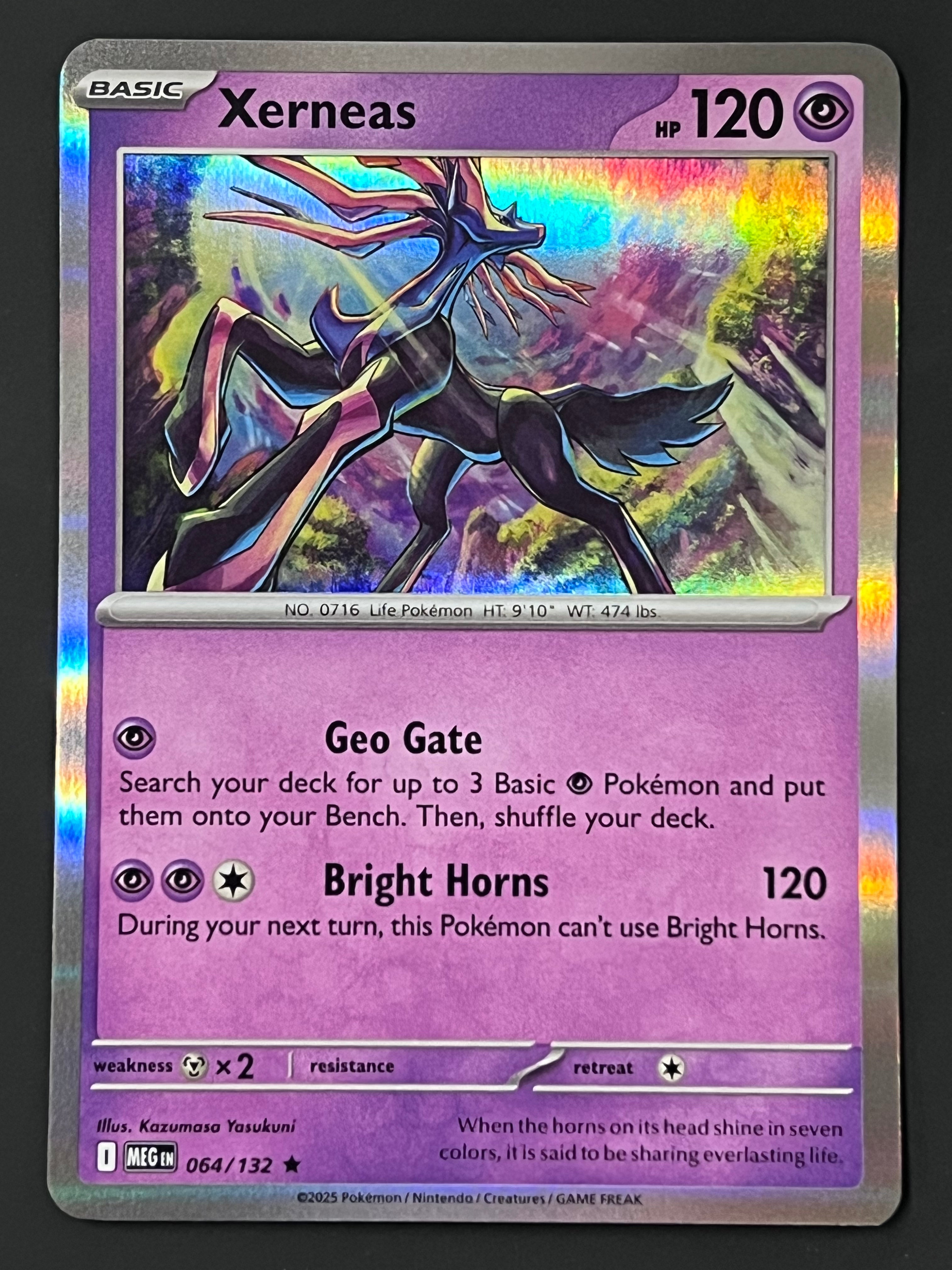 064/132 Xerneas - Pokémon Mega Evolution Base Rare Holo – Jarvvos