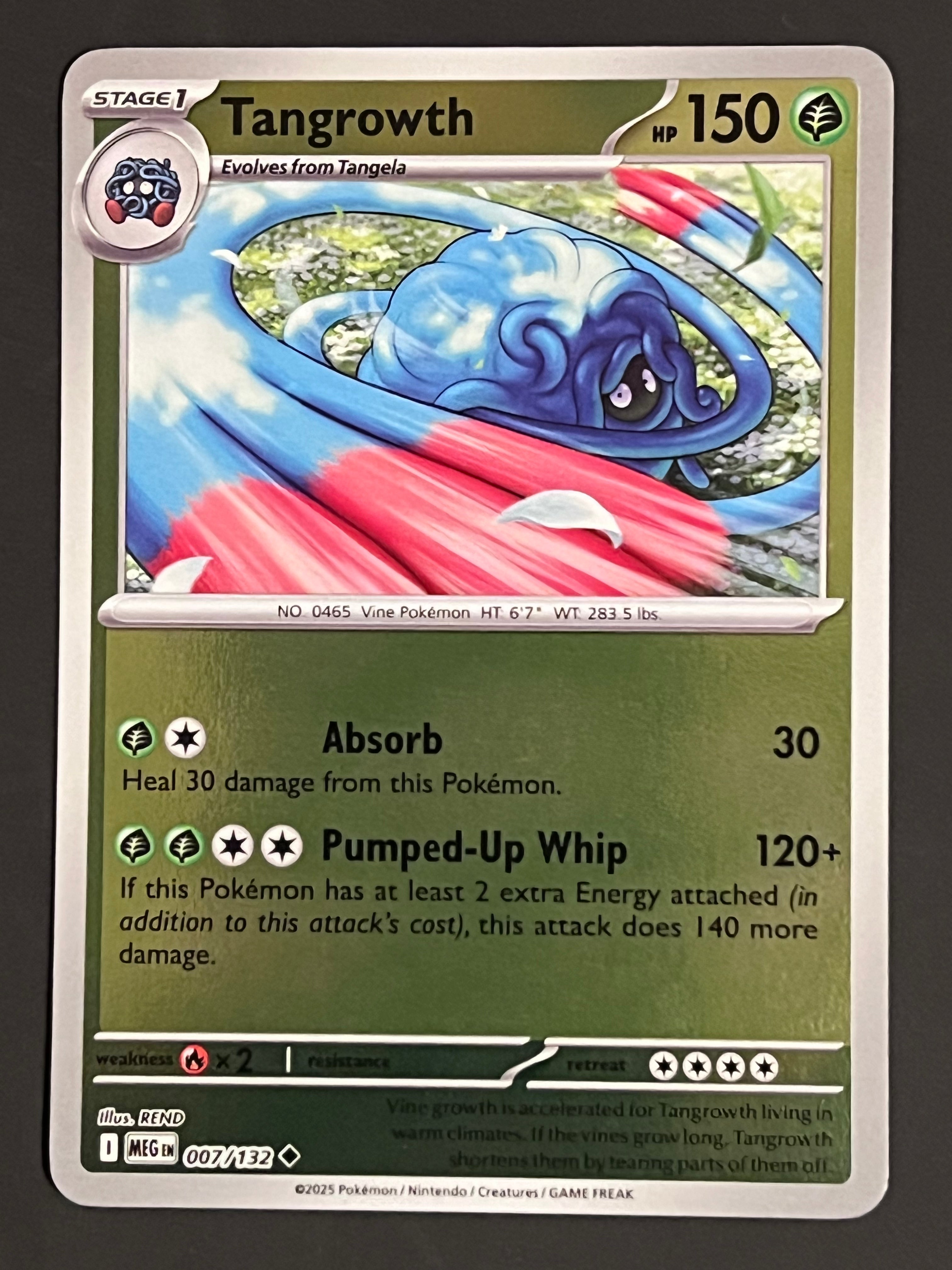 007/132 Tangrowth - Pokémon Mega Evolution Base Uncommon Reverse – Jarvvos