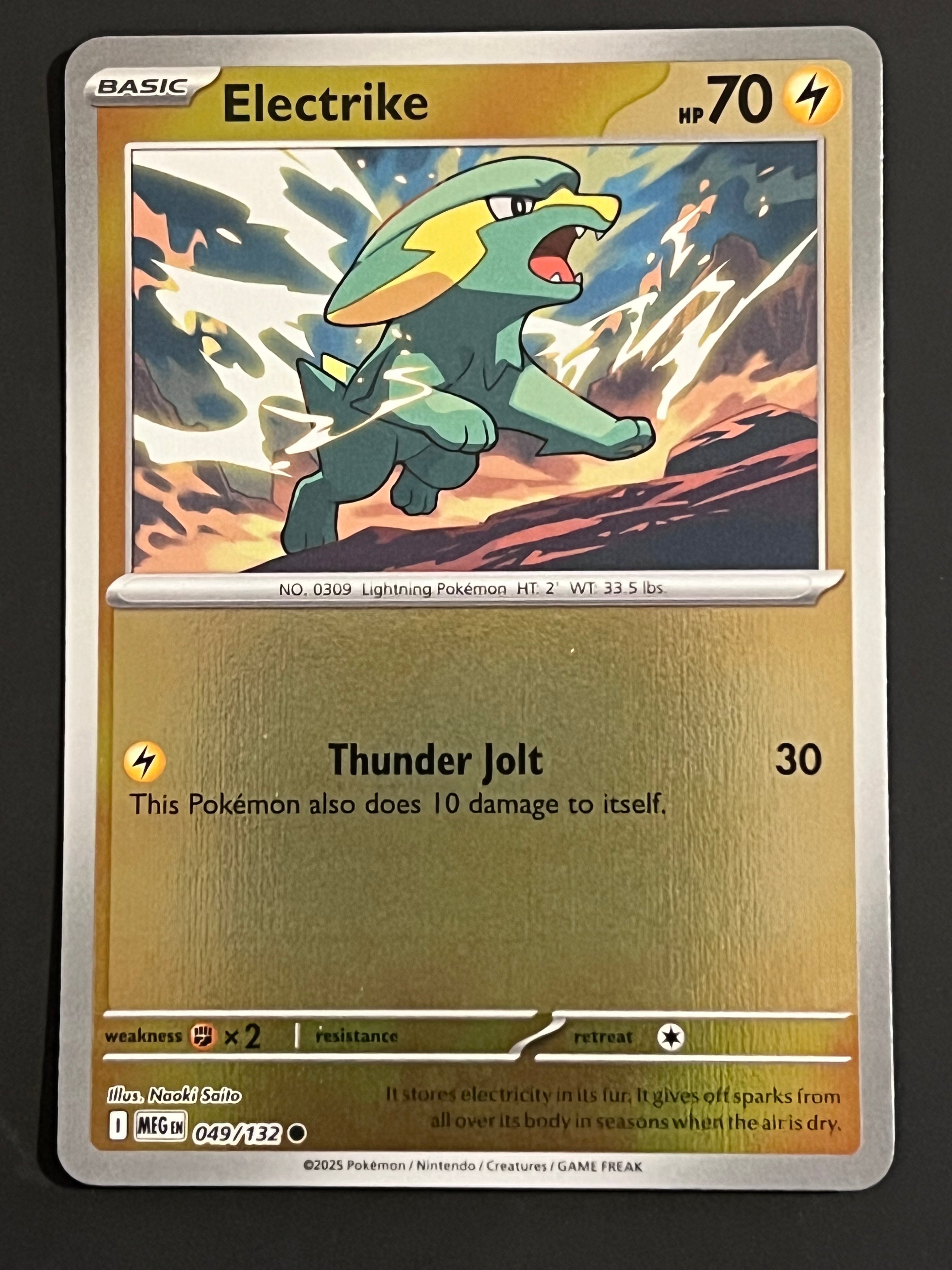 049/132 Electrike - Pokémon Mega Evolution Base Common Reverse – Jarvvos