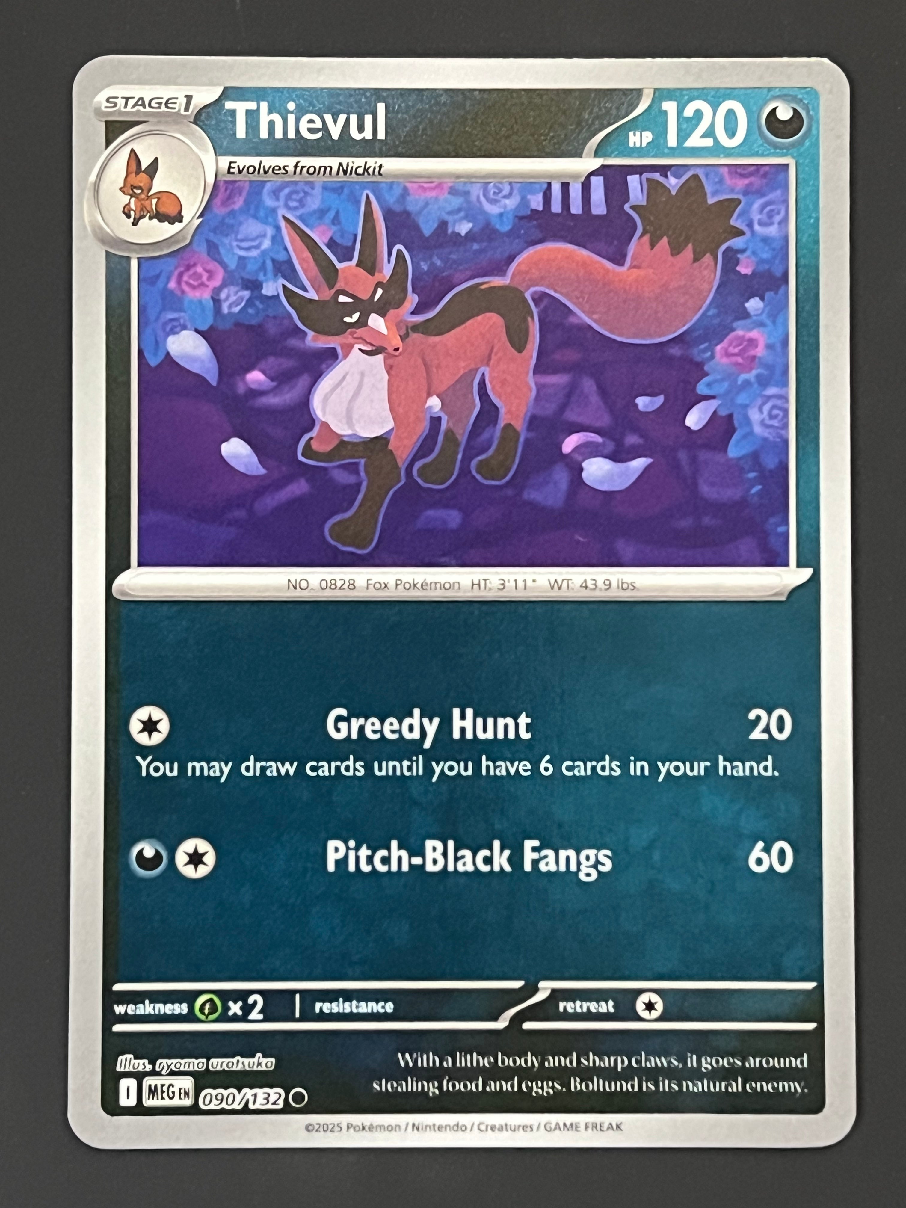 090/132 Thievul - Pokémon Mega Evolution Base Common – Jarvvos