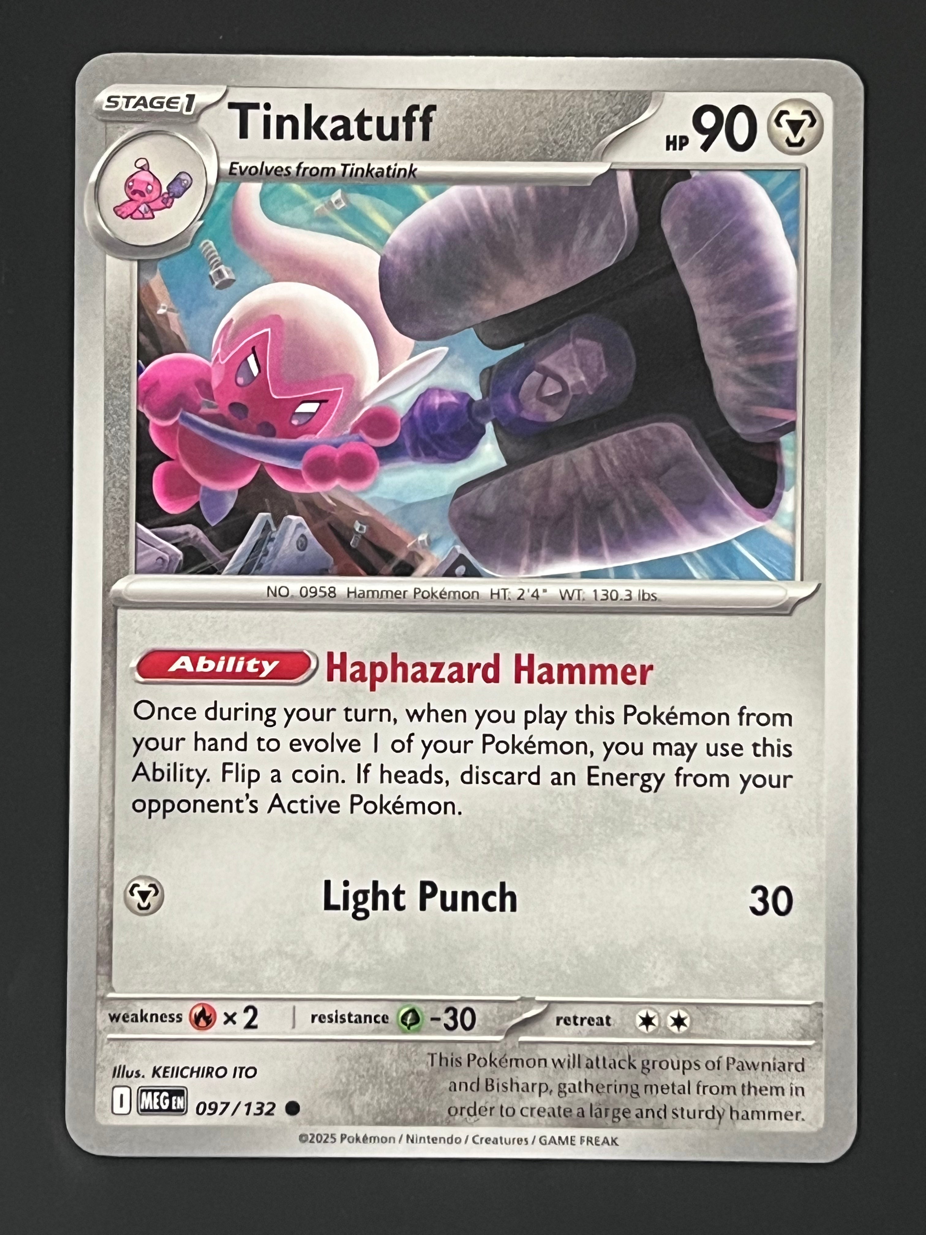 097/132 Tinkatuff - Pokémon Mega Evolution Base Common – Jarvvos