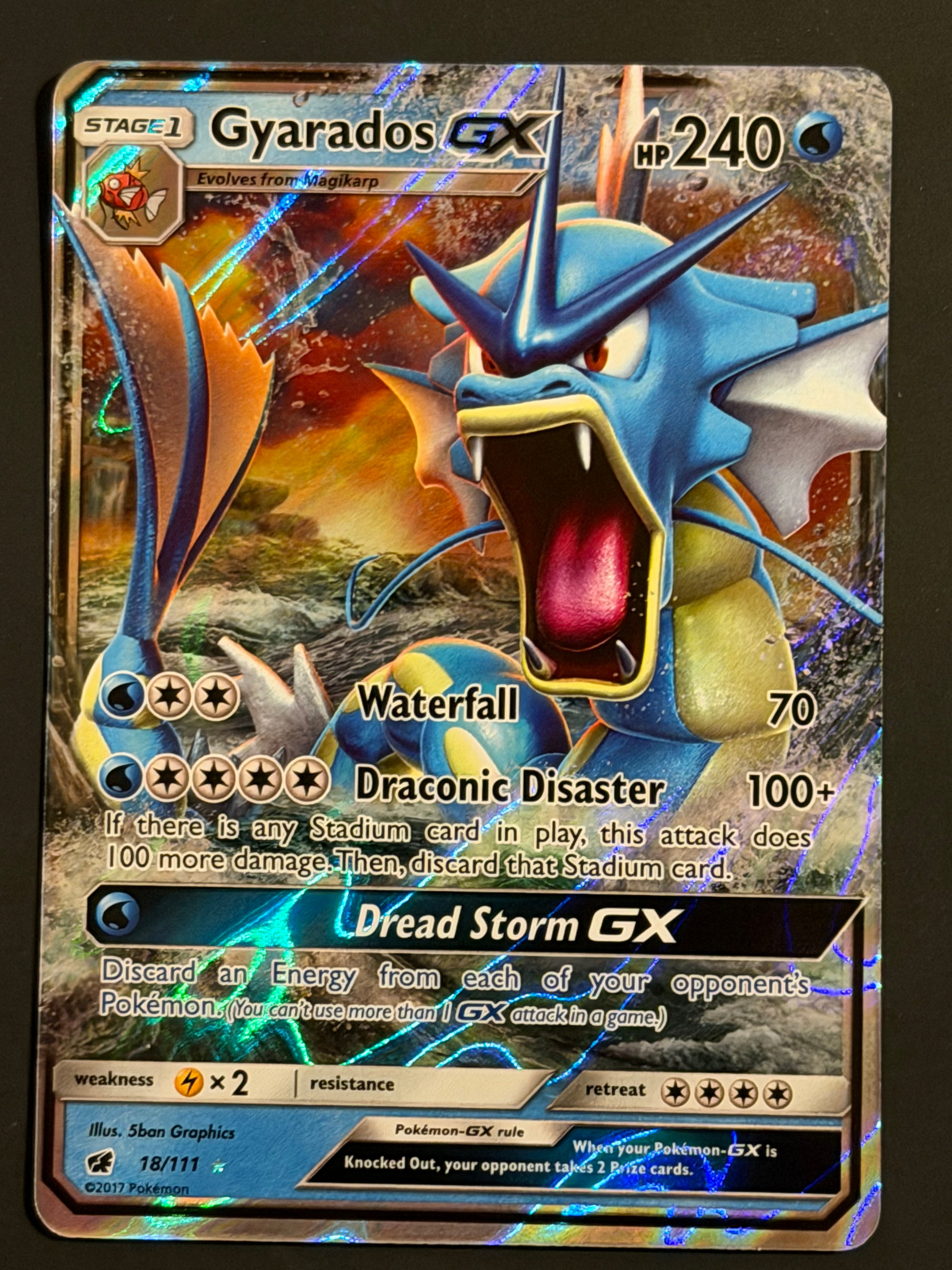 018/111 Gyarados Gx - Pokémon Crimson Invasion Ultra Rare – Jarvvos